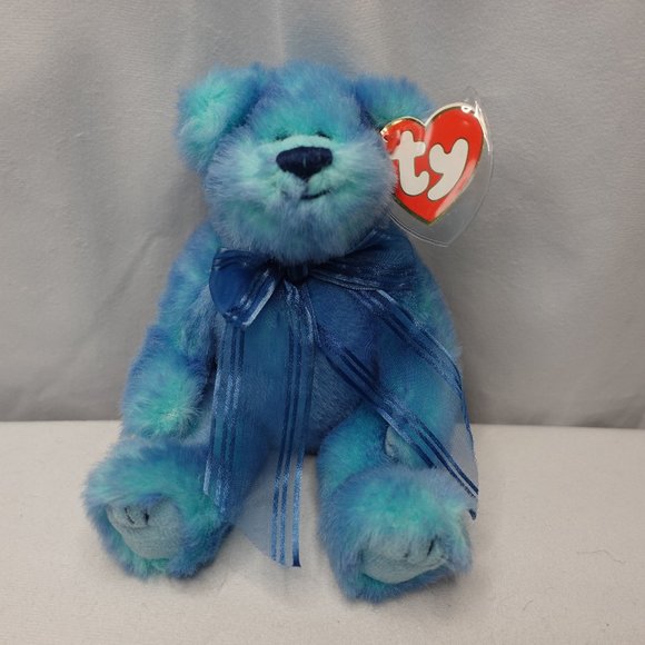 Ty | Toys | Vintage Ty Beanie Babies Attic Treasures Azure Bear Style ...